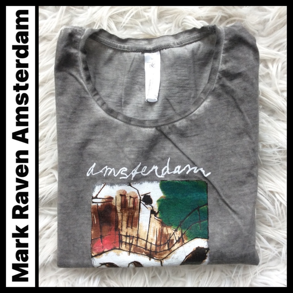 Mark Raven Amsterdam Art Vintage Tee - Gem